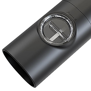 OurStory. Electric pepper grinder for your home & kitchen. s kitchen gadgets. Kitchen small appliances suitable for gift set. Battery operated kitchen accessories., Black, stainless steel (KYMQ-17A)