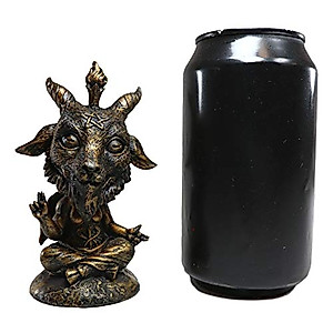 Ebros Whimsical Sabbatic Goat of Mendes Samael Lilith Baphomet Bobblehead Figurine LaVeyan Satanic Devil Baphomet Worship Lucifer The Caduceus Symbol Bobble Heads