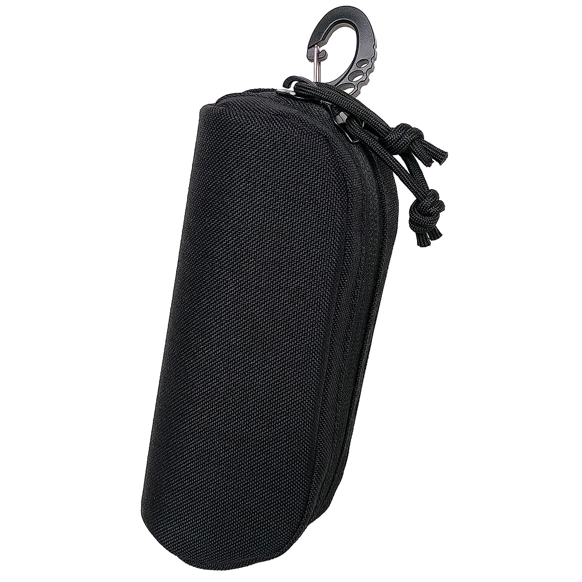 JOCTUBO Tactical Glasses Case Molle Glasses Pouch. Portable Eyeglasses Cases Eyewear Box. Eyeglass Case with Clip (Black)