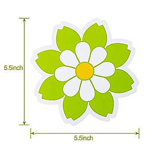 45 Pieces Spring Flower Cutouts Mini Retro Flower Cutouts Springtime Cut-Outs for Bulletin Board Classroom School Party Decoration