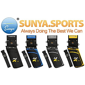 SUNYA Arrow Quiver, Hip Quiver for Compound Bow and Recurve Bow. Bow Quiver for Arrows. Field Archery Quiver - 3 Arrow Holder Slot