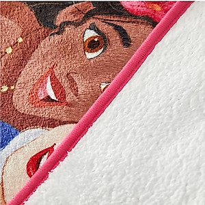 Disney Princess Super Soft Plush Toddler Quilted Nap Mat with Built in Blanket and Pillow, 20" Wx46 L