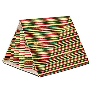 Y-DSIWX Guinea Pig Hideout Cozy Hamster House Cave for Bunny Chinchilla Hedgehog Small Animal Vintage Red Green Yellow Stripes Xmas