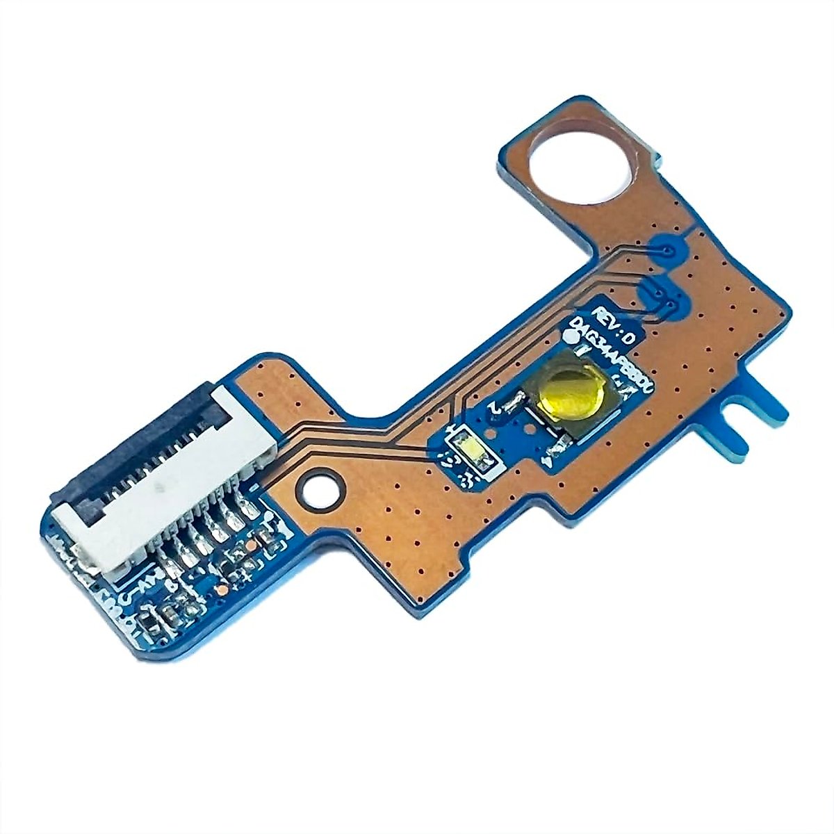 Zahara Power Button Board Replacement for HP Pavilion 15-AU 15-AW 15-au010wm 15-au018wm 15-au020wm 15-au030wm 15-au040wm 15-au030nr 15-au030wm 15-au037cl 15-AU023CL 15-AU030WM DAG34APB6D0 856369-001