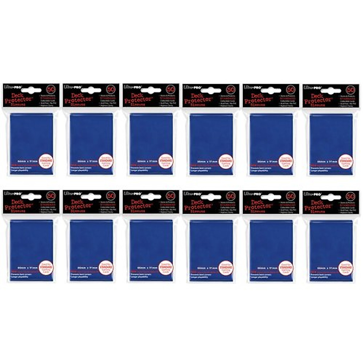 (600) Ultra PRO Blue Deck Protectors Sleeves Standard MTG Colors