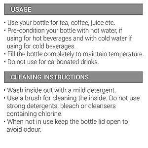 Milton Themosteel Pride 600 Bottle for (Hot & Cold) Beverage - Red