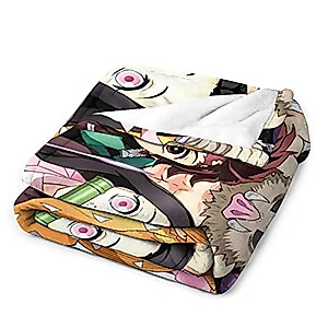 Anime Blanket Merch Ultra Soft Throw Blanket Warm Bed Blanket for Travelling Camping Living Room Sofa Bedroom Decor Gifts 50"x40"