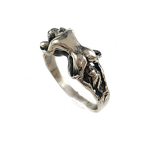 SILVERLAND1 Kama Sutra Sex Position 69 Solid Sterling Silver 925 Ring (7.5)