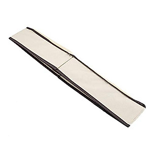 AUNMAS Underwear Drawer Organizer, Clothes Organizer Drawers Foldable Portable Storage Box Divider Case Container for Underpants Bra Underwear Socks Ties (Beige-7 Cells)