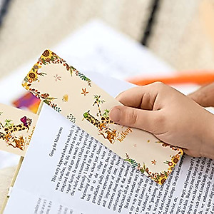 GOLEEX Personalized Initial Bookmark Leopard Magnetic Bookmarks Customized Name Letter Page Markers Cute Reading Gifts for Book Lovers Students Women Teens Adults at Christmas