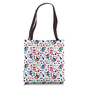 Disney Stitch and Angel Vacay Mode Print Tote Bag
