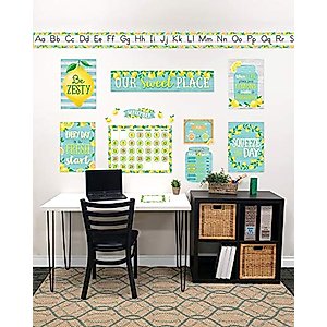 Teacher Created Resources Classroom at Home Decor Kit: Lemon Zest (TCR2088542)