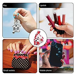 Amosfun Japanese Style Storage Bag Hand Bag Japanese Pattern Wrist Bag Sleeve Knot Pouch Portable Purse Canvas Tote Bag