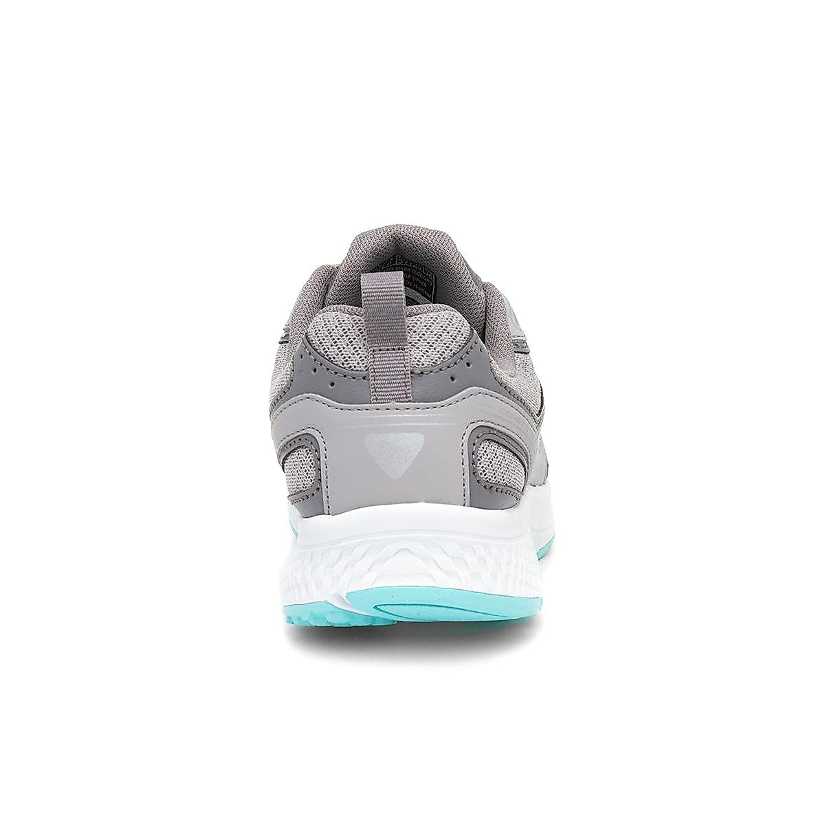 Skechers Women's Go Run Consistent Sneaker, Gray/Turquoise, 8.5 Wide