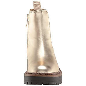 Sam Edelman Girls Laguna Mini Chelsea Boot, Gold Leaf, 2 Big Kid