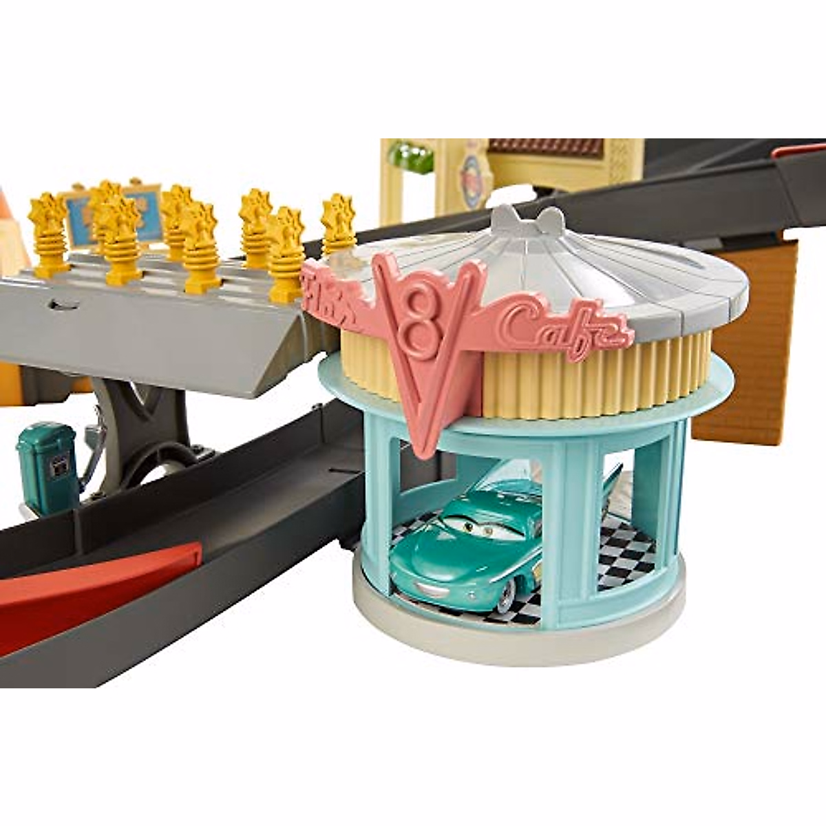 Disney Cars Toys Race Around Radiator Springs Playset