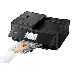 Canon TR8620a All-in-One Printer Home Office | Copier |Scanner| Fax |Auto Document Feeder | Photo and Document | Airprint (R) and Android, Black