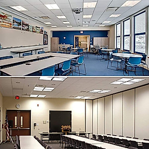 Romwish U Bend LED Tube Light, T8 T12, 18W(40W Equivalent), 5000K Daylight, 2000LM, Fluorescent Light Tube Replacement, Remove Ballast, Dual-Ended Powered, Clear Cover, 4 Pack