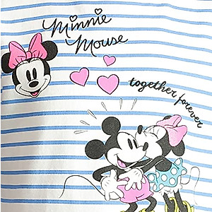 Disney Minnie Mouse Infant Baby Girls Fashion Short Sleeve Dress Blue/Pink 24 Months