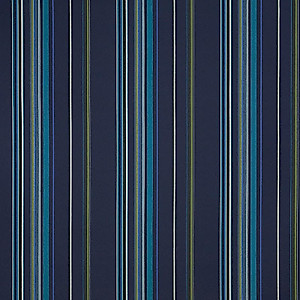 RSH DECOR: Sunbrella Pillow Covers Set of 4 | Covers Only - 26" x 16" | Outdoor Lumbar Pillow Covers Crafted with Sunbrella Performance Fabric | Stanton Lagoon