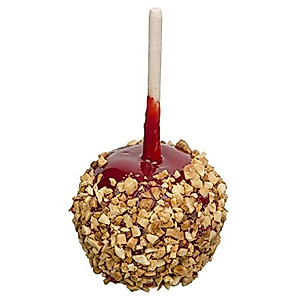 Perfect Stix WRS55SP-200 Wooden Candy Apple Skewer Stick - 5-1/2" x 3/16" Semi Pointed, 0.2" Height, 0.4" Width, 5.5" Length (Pack of 200)