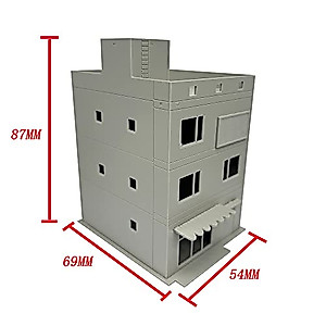 Outland Models Railway Scenery 3-Story Small City Shop 1:160 N Scale