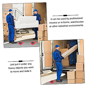 Housoutil Furniture Move Roller Tools 6 Pcs Plastic Wheel Home Appliances Moving Tools Furniture Moving Dolly