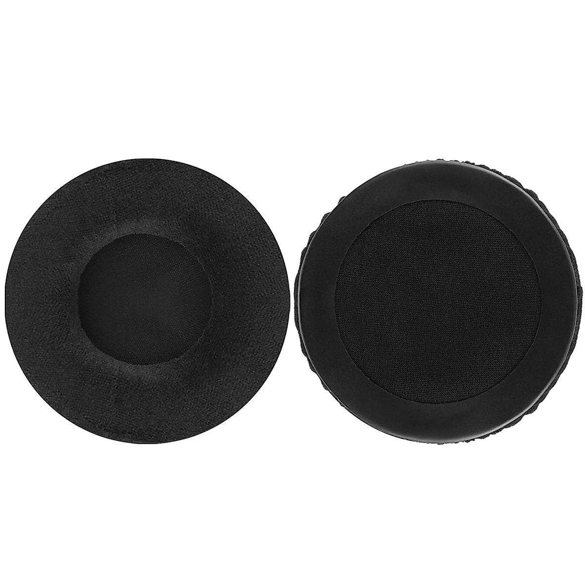 Geekria Comfort Velour Replacement Ear Pads for Sony MDR-V700DJ, MDR-Z700, MDR-V500DJ Headphones Ear Cushions, Headset Earpads, Ear Cups Cover Repair Parts (Black)