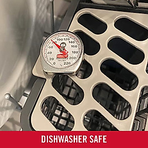 Rubbermaid Commercial Products Food/Meat Instant Read Thermometer, Pocket Size, Dishwasher Safe (FGTHP220DS)