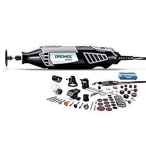 Dremel 4000-6/50 High Performance Rotary Tool Kit with Flex Shaft- 6 Attachments & 50 Accessories- Grinder, Mini Sander, Polisher, Engraver- Perfect for Routing, Cutting, Wood Carving
