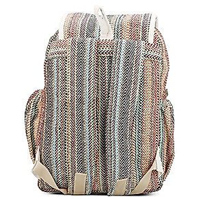 LONGING TO BUY Himalyan Hemp Laptop Bag Backpack/Traveller Bag, Hemp Laptop Bag (Green Multi-1)