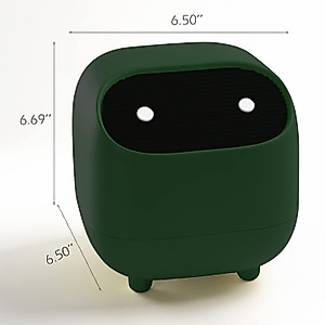 RAMFIYN Cute Trash Can, Mini Trash Bin for Desk, Pop Up Trash Can for Camping SUV, Drive Auto with Locking Lid Press - Green