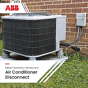 ABB TFN60RCP • Weatherproof Non-Fused AC Disconnect Switch • AC Disconnect 60A 240V • 1 Phase N3R • Horsepower Rated • 10kAIC