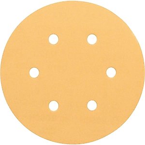 Bosch 2608607838 Sanding Disc Wood Velcro, 6 Hole, 150mm Ø, 180 Grit, Blue