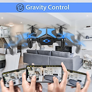 ATTOP Mini Drone for Kids with FPV Camera, Toys Gifts for Boys Girls with Voice Control, 3D Flips, Altitude Hold, Headless Mode, One Key Start, Trajectory Flight, RC Quadcopter Foldable Kids Drone