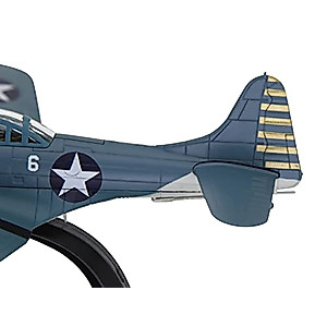 TANG DYNASTY 1:72 SBD Dauntless Dive Bomber Metal Plane Model,United States Navy,World War II, Military Airplane Model,Diecast Plane,for Collecting and Gift