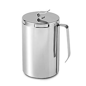 JOE&LEAH Kitchen Stainless Steel Compost Bin (0.52 Gallon) - Premium 304 Rust-Resistant Composter countertop bin with Metal lid Bucket Pail Indoor Outdoor Table Food Waste Scrap Mini Small Large Bag