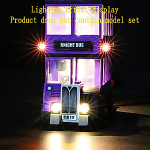 GEAMENT LED Light Kit Compatible with The Knight Bus - Lighting Set for 75957 Building Model (Model Set Not Included)