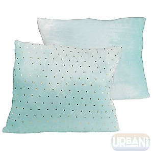 Urban Lifestyle Gold Foil Jumbo Pillow, Mint