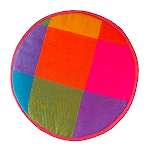 Tortilla Warmer Mexican Desing Cinco de Mayo Fiesta Party. Microwavable Fabric Pouch to Keep Tortillas Soft and Warm Made in Mexico (Purple)