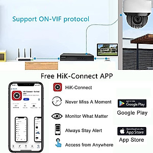 OEM DS-2DE4A425IW-DE 4MP 25x PTZ PoE Camera Optical Zoom, Outdoor PTZ IP Speed Dome Camera, 4.8~120mm Lens 360°Pan & 90°Til, DarkFighter 165ft Night Vision, Audio&Alarm I/O, WDR, SD Card Slot 256GB