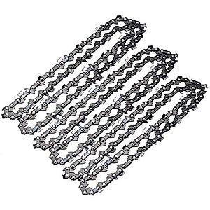 Dalom CS-355T Chainsaw Chain for Craftsman Echo CS 355T Poulan PL3314 S52 AdvanceCut 14 inch Chainsaw Chain Homelite Sun Joe Cut Off Saw 91VXL052G 63PM52 3/8 LP .050" 52 Drive Links 3 Pack