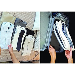 EZSTAX Closet Organizer and Shirt Folder | Regular Size, 20-Pack