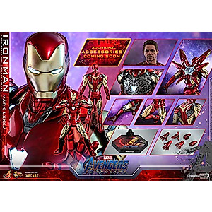 Hot Toys Marvel: Avengers Endgame - Iron Man Mark LXXXV 1:6 Scale Figures, Multicolor, HT904599