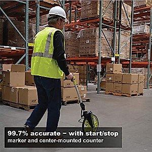 Calculated Industries 6540 Wheel Master Pro 12 Commercial Grade Feet-Inch Distance Measuring Wheel; + FREE Carrying Pack