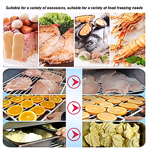 Kolice Commercial 32L Countertop Shock Freezing Blast Chiller & Freezer, Chest Freezer, Blast Freezer, Freezer Cabinets for ice cream, pastry, seafood, desserts, meat-Lowest Temperature -35C(-31°F)