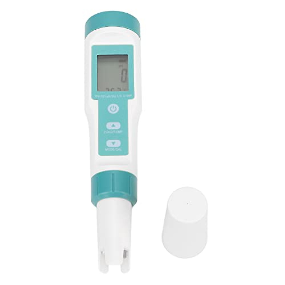 Digital Water Quality Meter, Handheld Water Quality Testing Pen Waterproof PH TDS Temperature EC Salinity SG ORP for Swimming Pool
