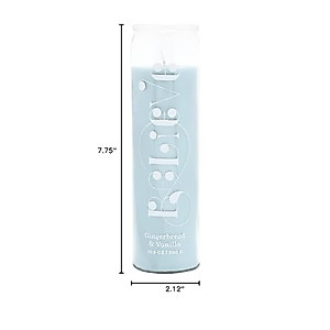 Paddywax Candles Spark Collection, Naturally Scented Candle, 10.6 Ounces, 10.6-Ounce, Believe (Gingerbread & Vanilla)