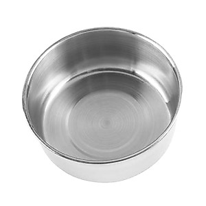 ORFOFE 2pcs Bunny Feeder Pet Bird Supplies Parrot Bowl Bird Food Bowl Squirrel Toys Bird Food Cockatiel Chinchilla Cage Accessories Toys for Guinea Pigs Chinchilla Toys Rat Cage Silver