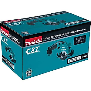 Makita SH02Z 12V Max CXT Lithium-Ion Cordless Circular Saw, 3-3/8", Teal